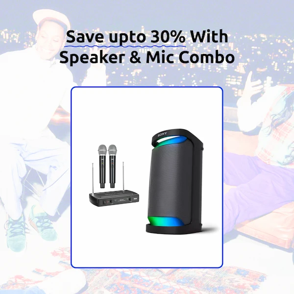 Rent speaker %26 mic combo in Chennai | Zero Deposit Rentals | SharePal
