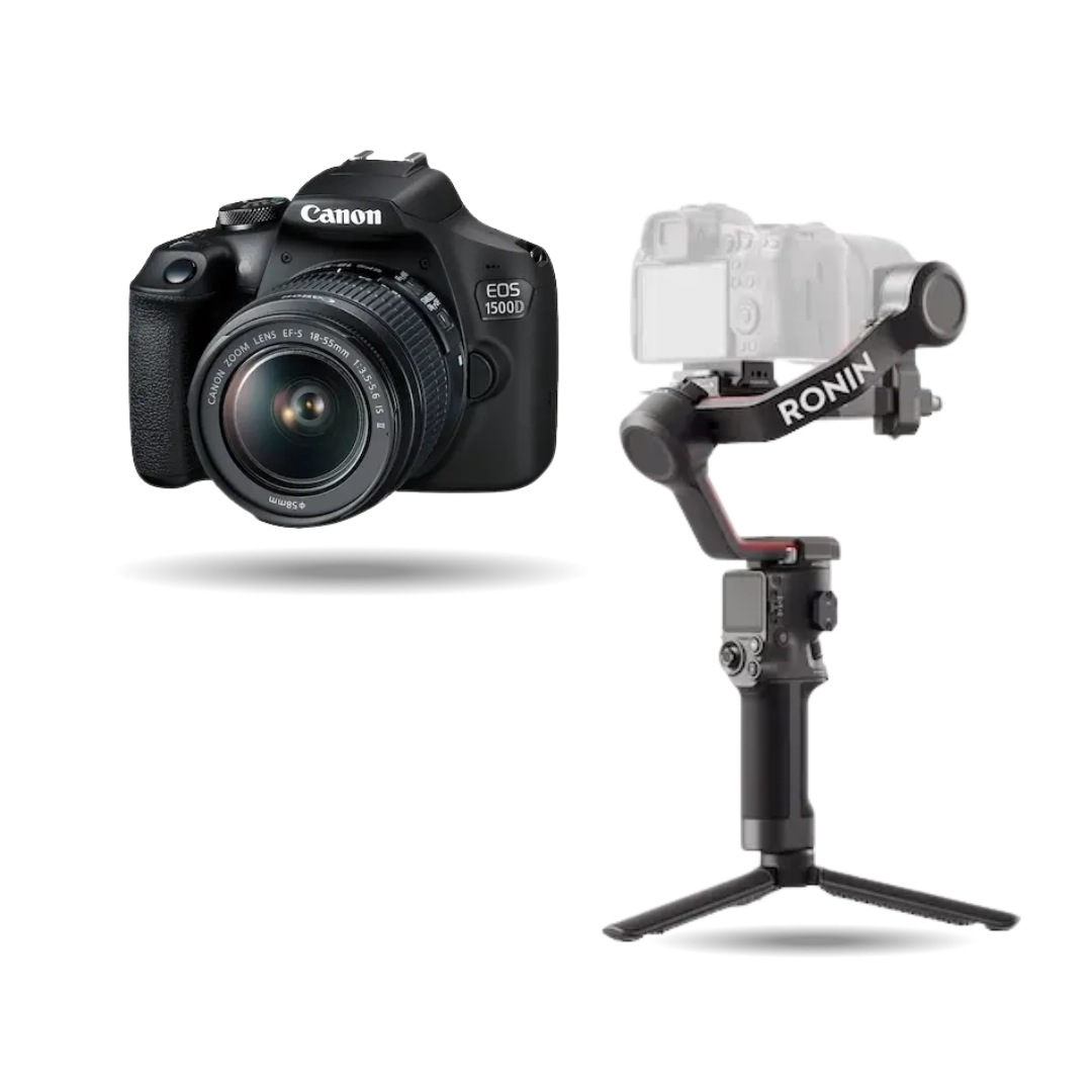 Rent canon 1500d with dji rs3 mini in Hyderabad | Zero Deposit Rentals ...