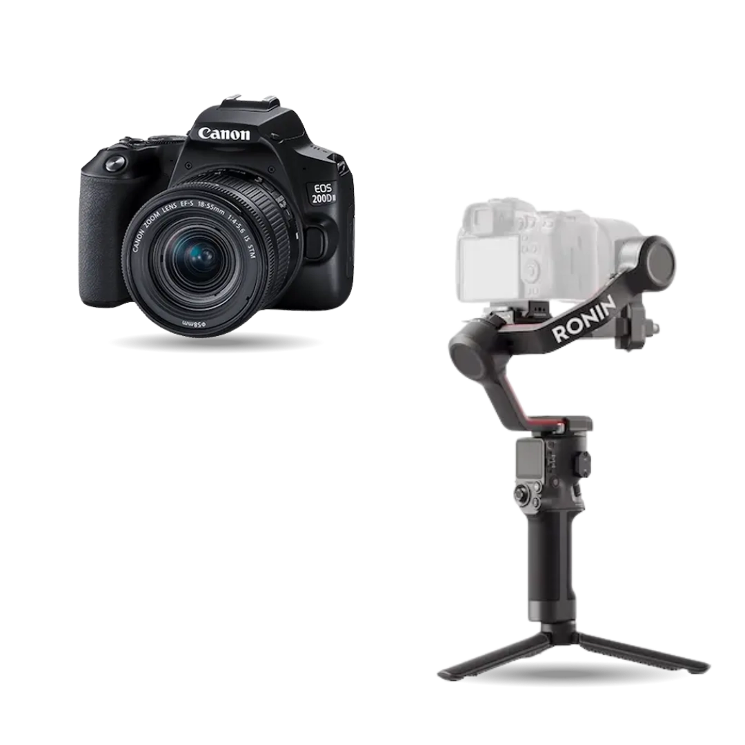Rent canon 200d ii with dji rs3 mini gimble in India | Zero Deposit ...