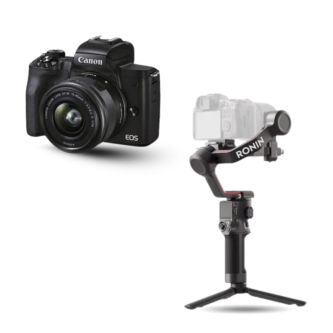Rent canon m50 mark ii with dji rs3 mini gimble in Ghaziabad | Zero ...