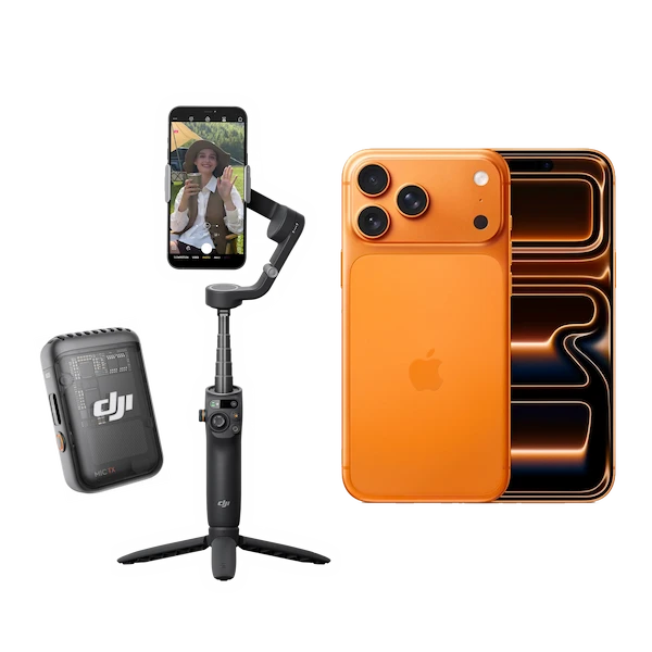 Rent apple iphone 17 pro max cosmic orange 256 gb with dji mic and om6 ...