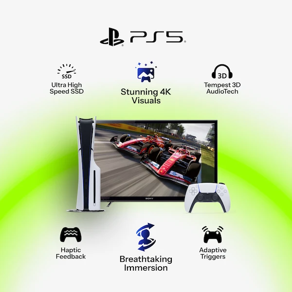 Rent ps5 with ea play with one controller with projector with logitech ...