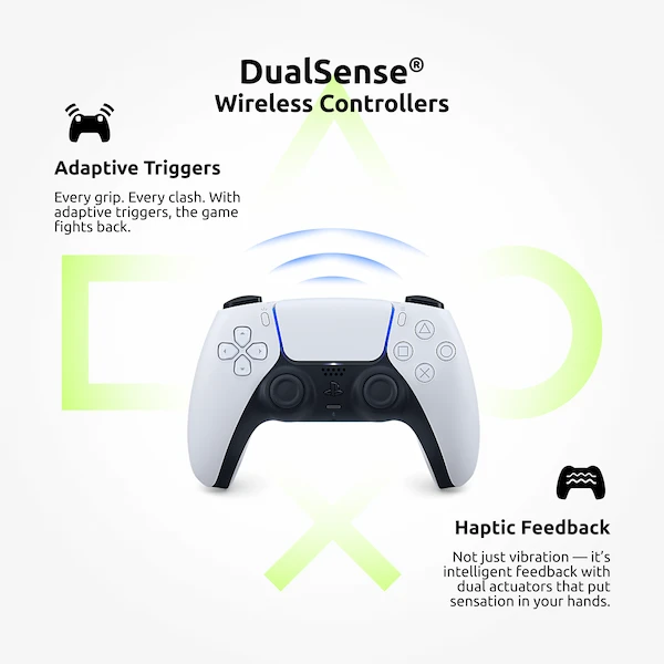 Rent ps5 with two controllers with projector with logitech wheel combo ...