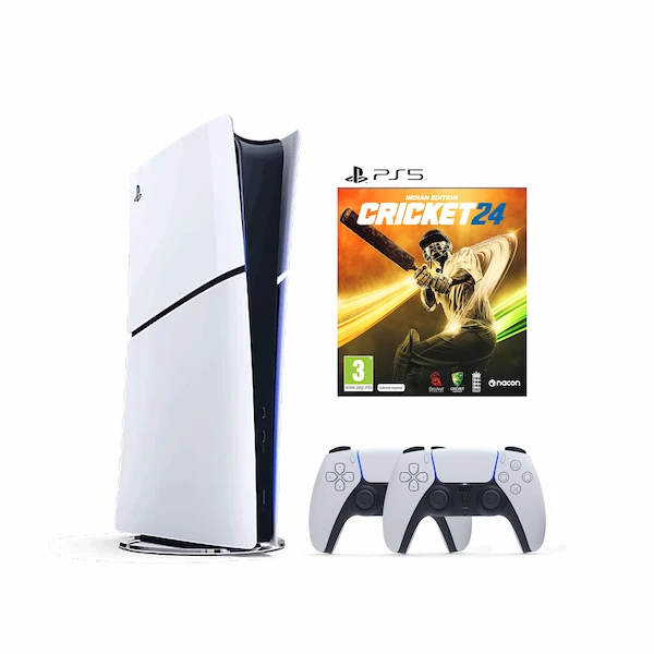 Rent ps5 console with 2 controllers with cricket 24 in Bangalore | Zero ...