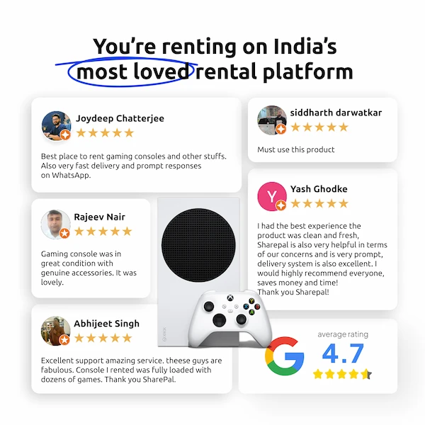 Rent xbox series s with gta with one controller in Bangalore | Zero ...