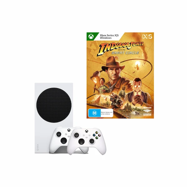 Rent xbox series s with indiana jones with two controllers in ...